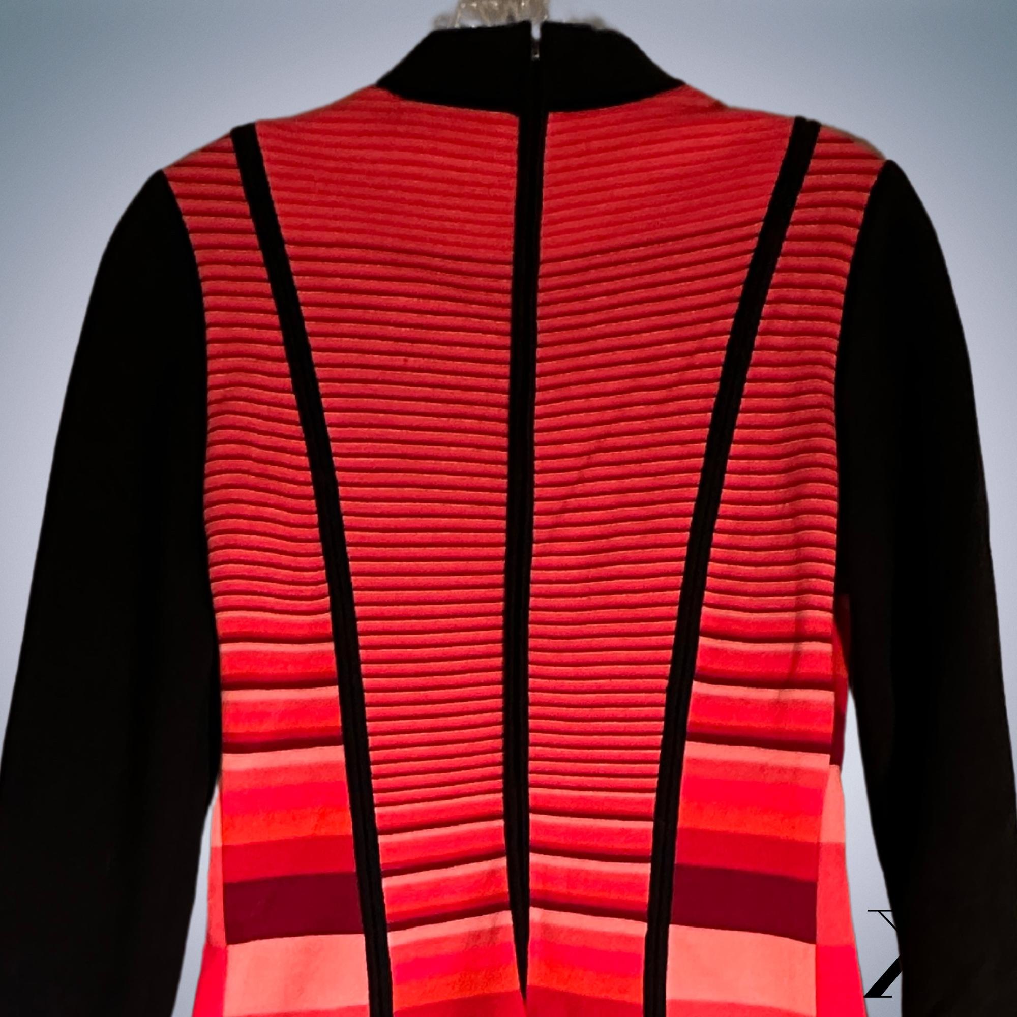 Vintage 1960s Wool Op Art Mod Go Go Leetex Dress With Square Rectangle ...