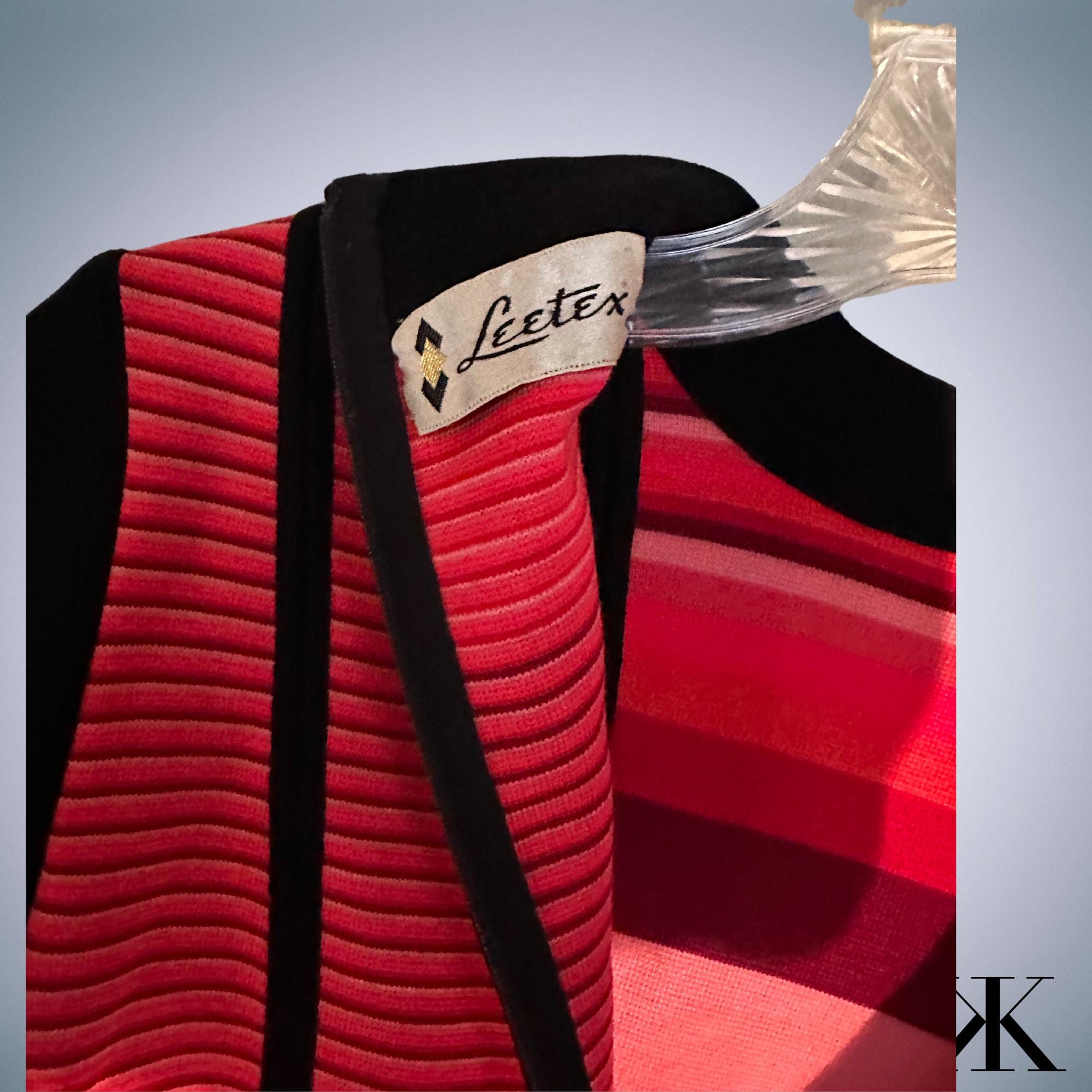 Vintage 1960s Wool Op Art Mod Go Go Leetex Dress With Square Rectangle ...