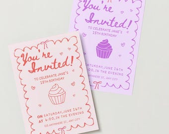 Stepping Into My Birthday With God's Grace Invitation Template, Canva ...