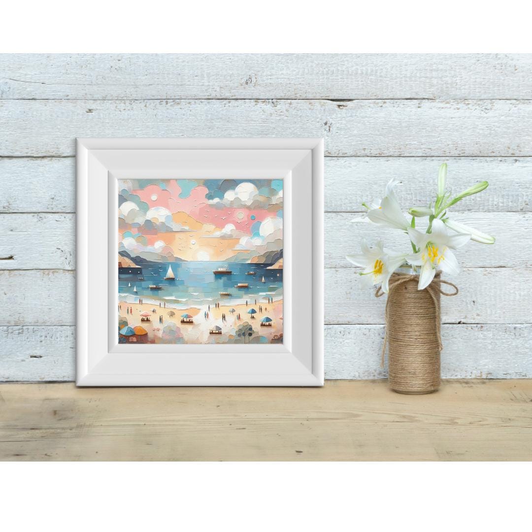 Beachscape Digital Wall Art Downloadable Print - Etsy