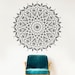 Compassion Mandala Stencil – MANDALA WALL STENCIL - Large Mandala Wall ...