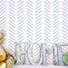 Hand Drawn Chevron Wall Stencil LARGE WALL STENCIL - Etsy