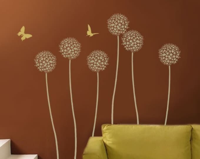 Allium Flower Stencil From the Stencil Studio. Reusable Stencil for ...