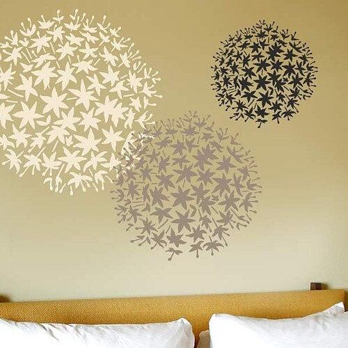 Allium Grande Flower Stencil WALL ART STENCILS Easy to Use - Etsy