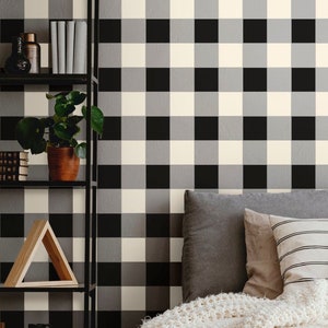 Buffalo Check Stencil - LARGE WALL STENCIL – Farmhouse Wall Stencils ...