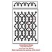 Wallpaper Stencil Iron Gate Stencil design for DIY wall | Etsy