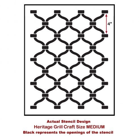 Heritage Grill Craft Stencil Medium Size Reusable Stencils | Etsy