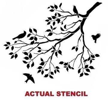 Printable Tree Branch Stencil