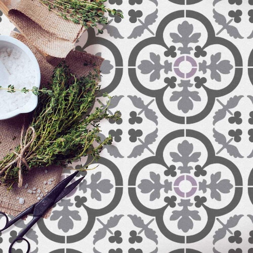 Felicity Tile Stencil Large TILE STENCIL Tile Stencils for - Etsy