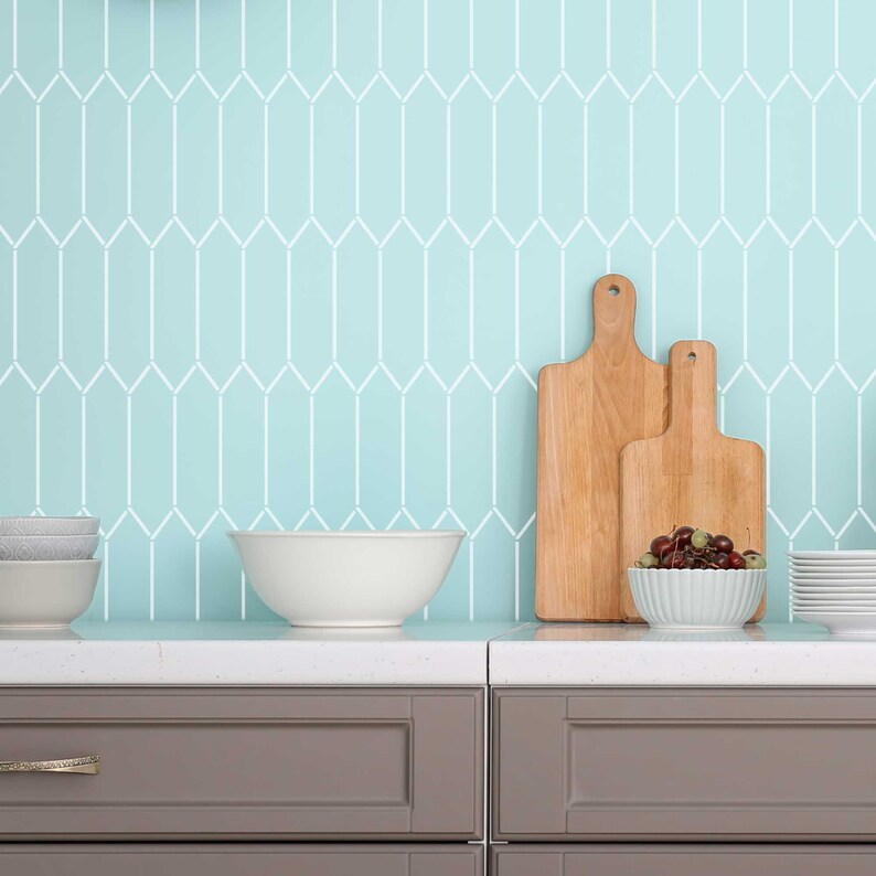 Pencil Tile Stencil Tile Stencil for DIY Home Improvement - Etsy