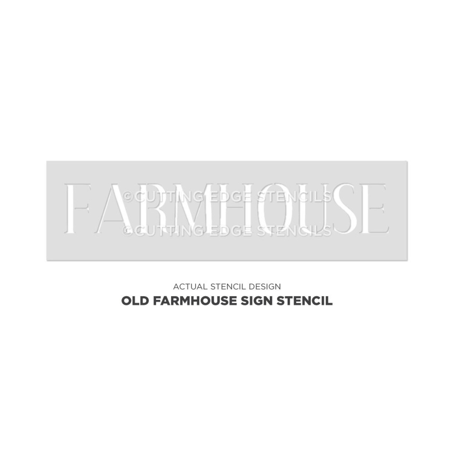Old Farmhouse Sign Stencil Reusable DIY Rustic Decor Vintage Sign ...