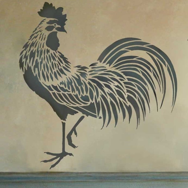 Rooster Stencil - Etsy