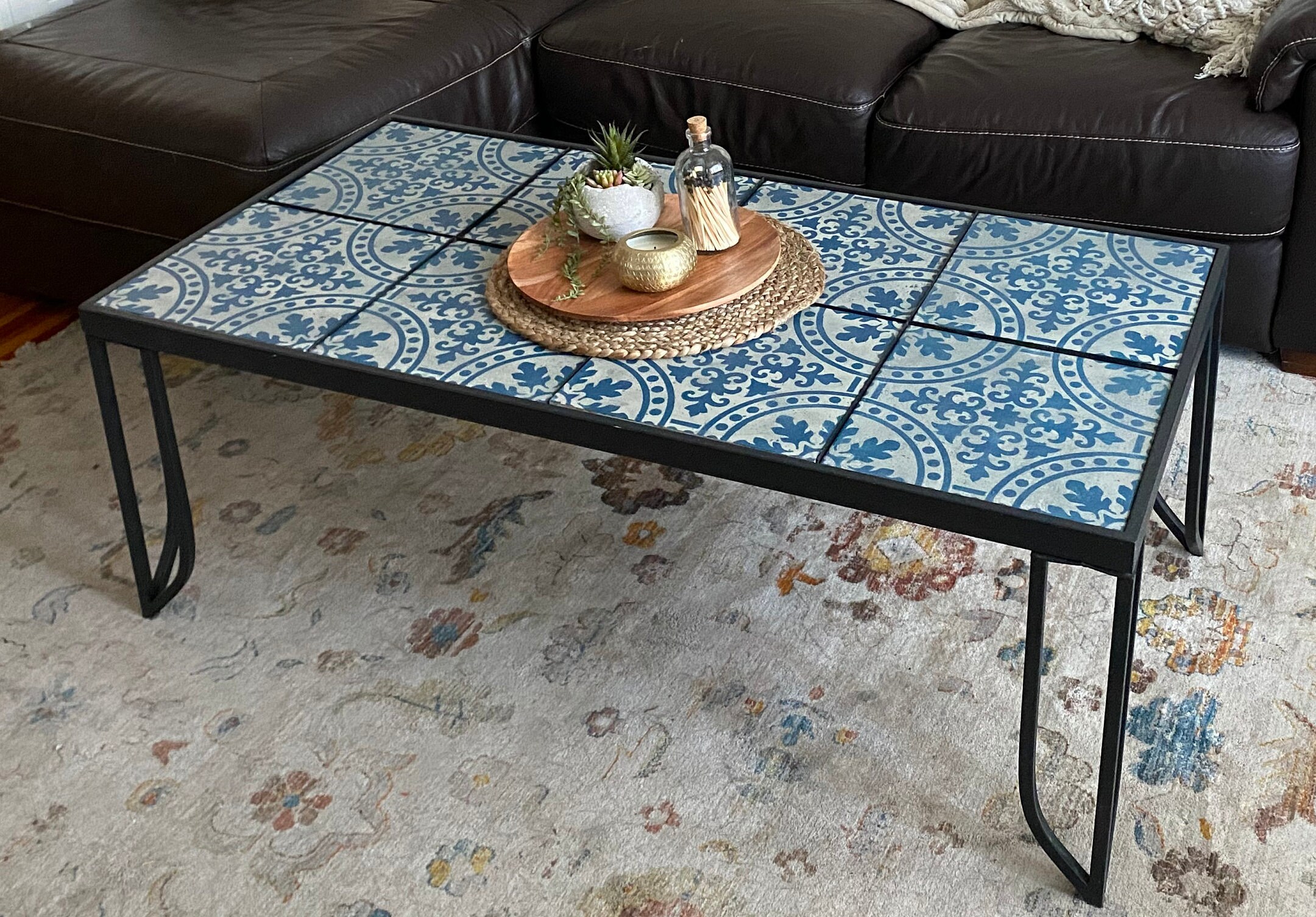 Florenza Tile Stencil Large TILE STENCIL Tile Stencils for - Etsy Canada