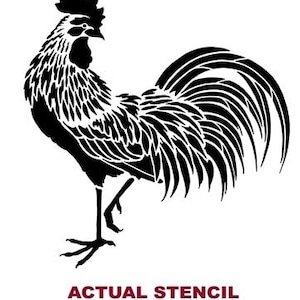 Rooster Stencil - Easy Reusable Stencils for DIY Decor - Etsy