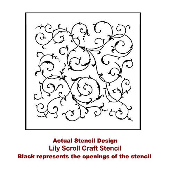 Scroll Stencils