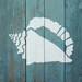 Conch Shell Nautical Stencil Reusable Stencils DIY Home Décor Easy DIY ...