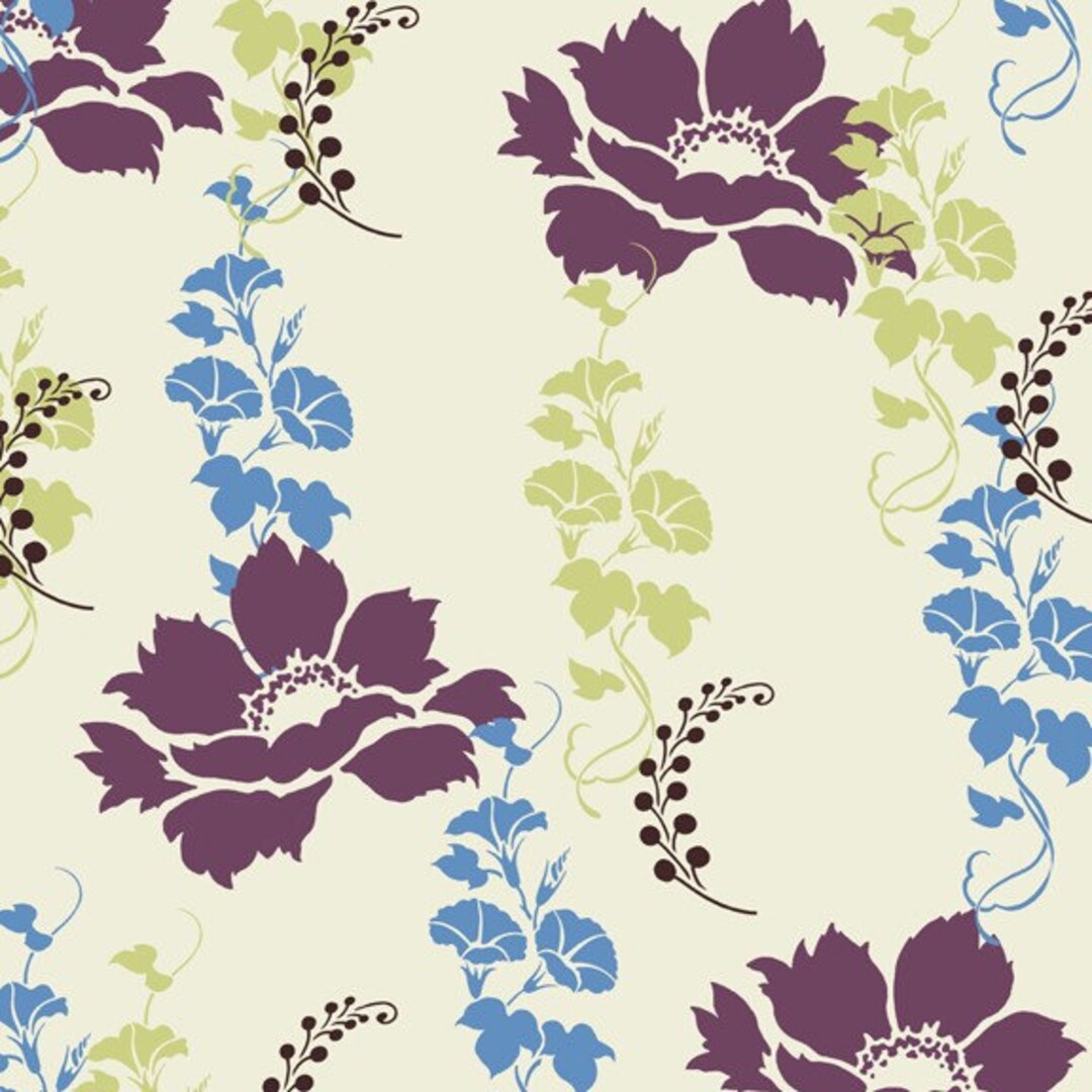 Wall Pattern Stencil Kit Glorious Morning - Reusable Stencils for Easy ...