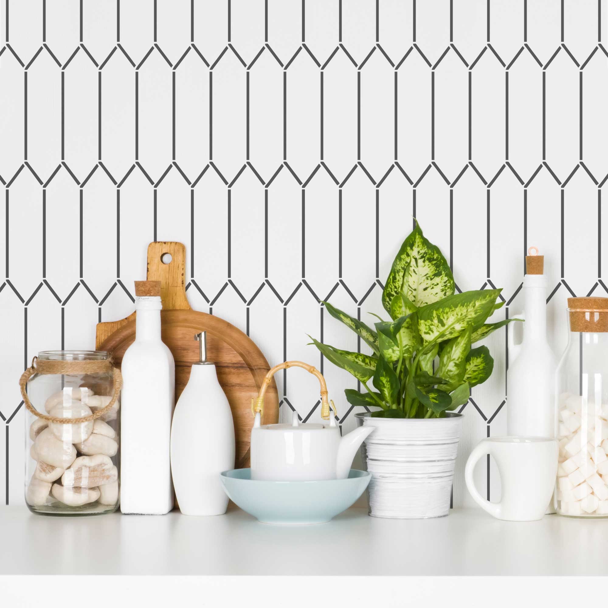 Pencil Tile Stencil Tile Stencil for DIY Home Improvement - Etsy