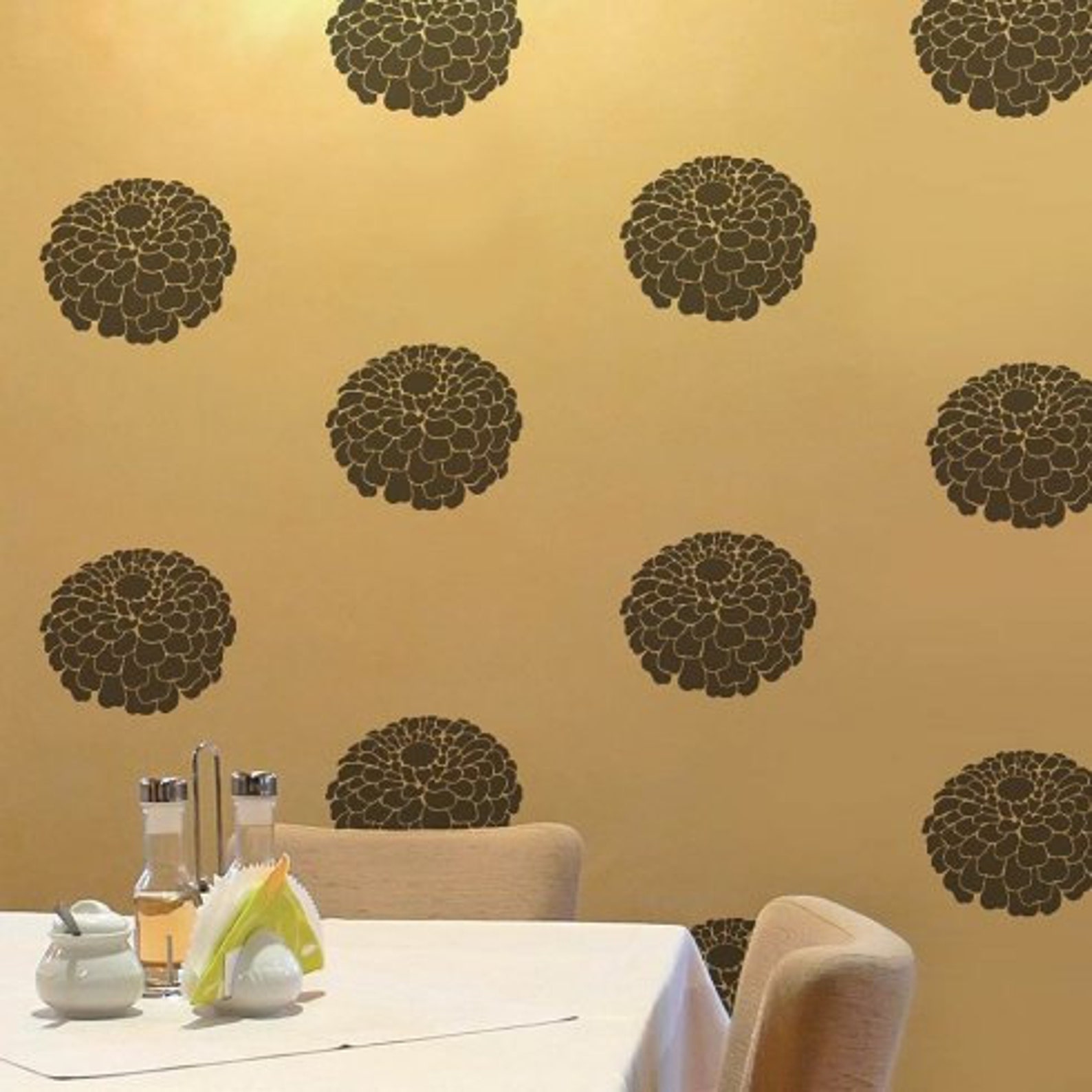 Favorite Flower Wall Stencil Medium Reusable Wall Decor - Etsy