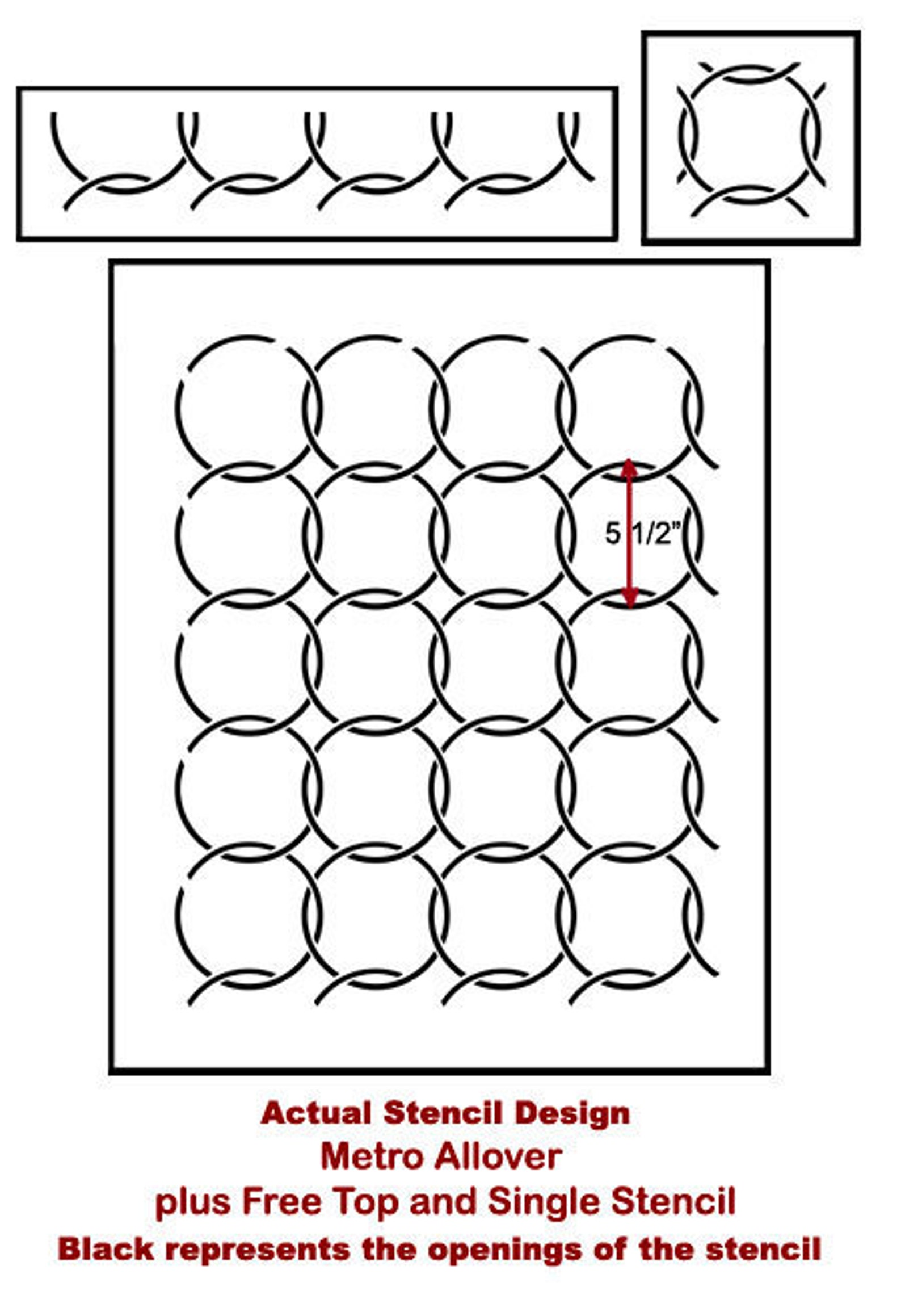 Wall Stencil Metro Reusable Stencils for Walls Instead of - Etsy