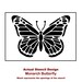 Monarch Butterfly Wall Art Stencil - Size: Medium - Quicker and Easier ...