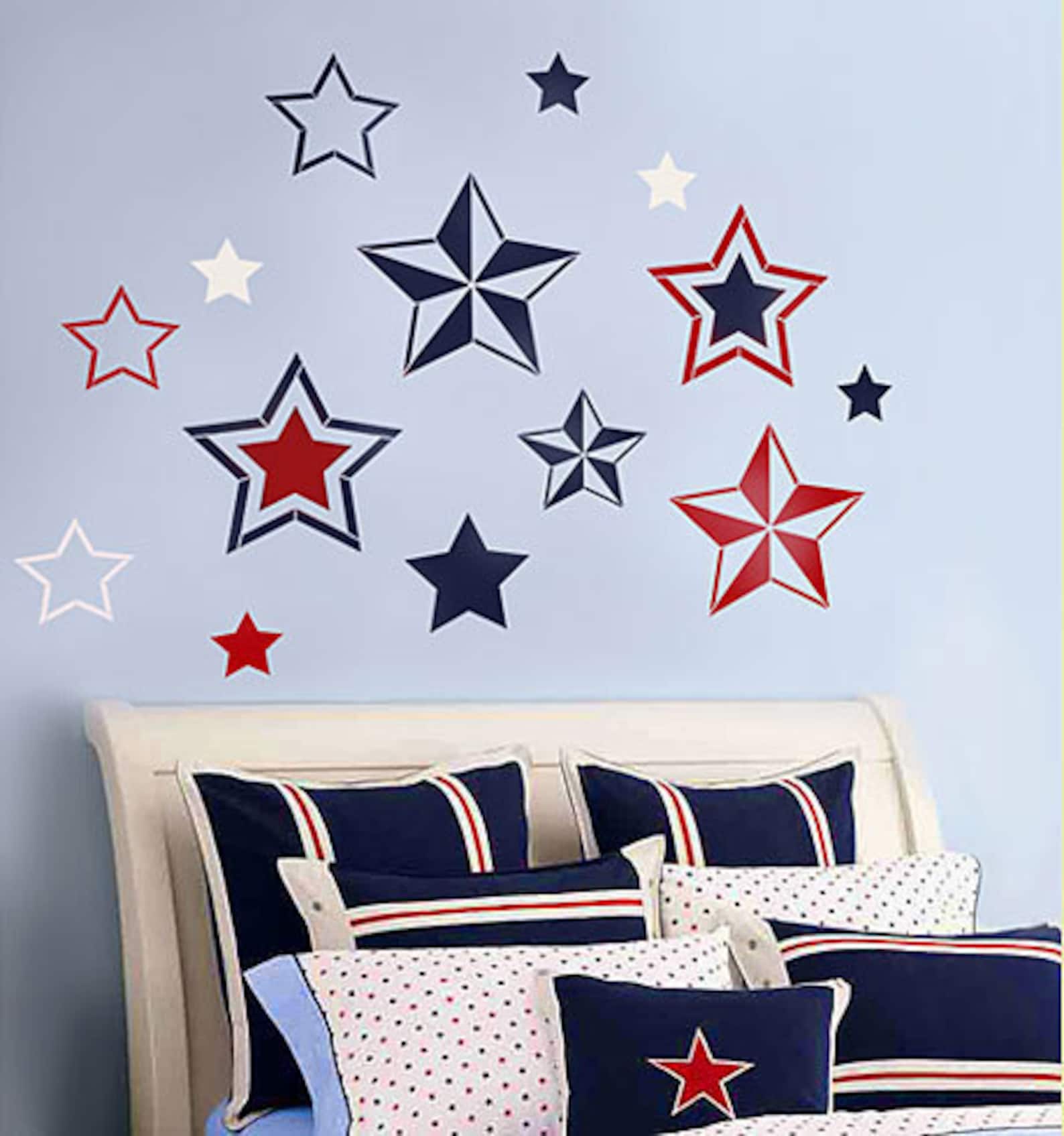 7 Stars Stencil Kit Wall Art Nursery Stencil Kids Room - Etsy