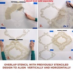 Chelsea Allover Wall Pattern Large Scale Reusable Stencil - Etsy