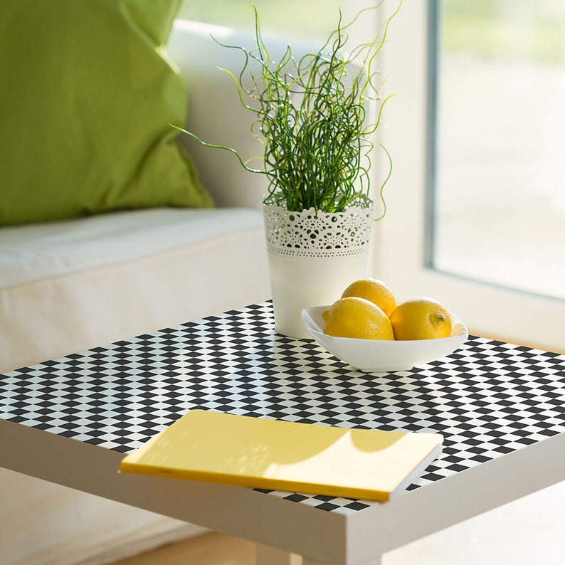 Checks Craft Stencil DIY Checkerboard for Furniture | Etsy