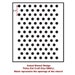 Polka Dot Craft Stencil - Size Small - Even Better Than Decals - DIY ...