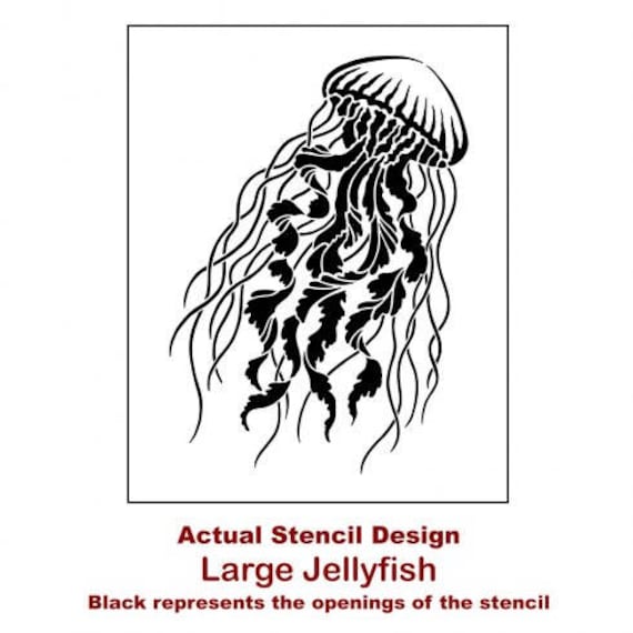 Jellyfish Stencil