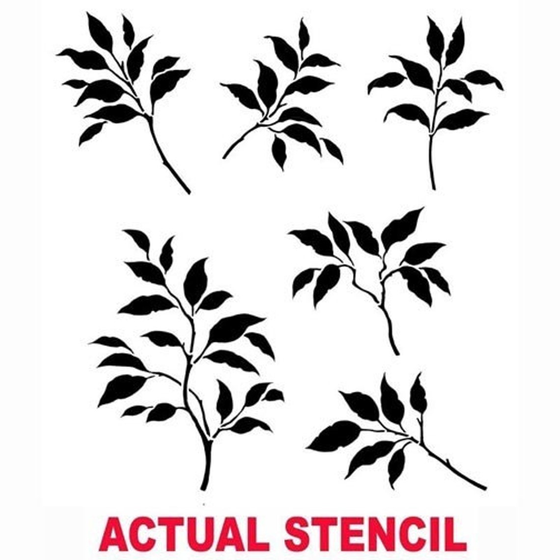 Citrus Leaves Reusable Stencil - Wall and Ceiling Decor With Stencils ...