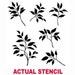 Citrus Leaves Reusable Stencil - Wall and Ceiling Decor With Stencils ...