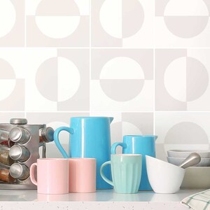 Lunar Eclipse Tile Stencil - Geometric Cement Tile Stencil Design ...