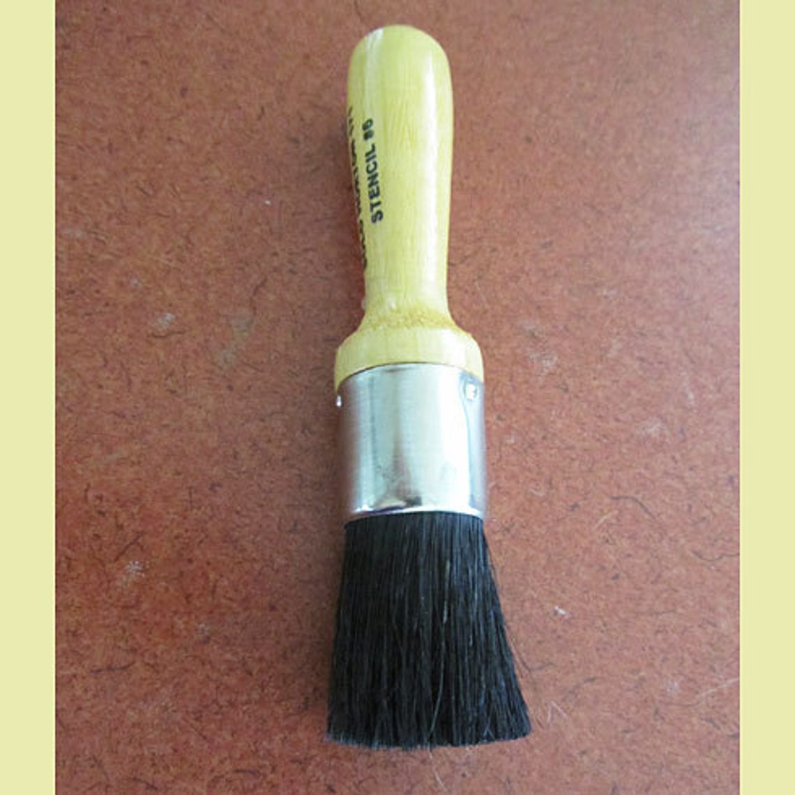 Large Stencil Brush - 1" Black Bristle - Great for Stenciling - Etsy
