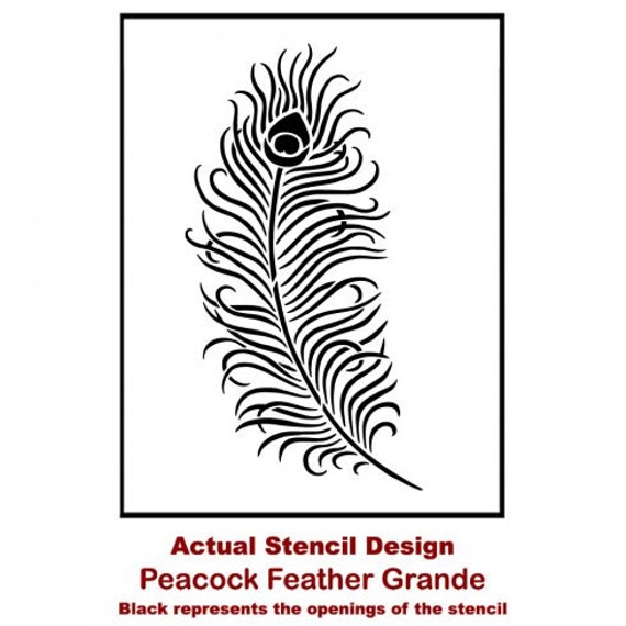 Peacock Stencil Designs