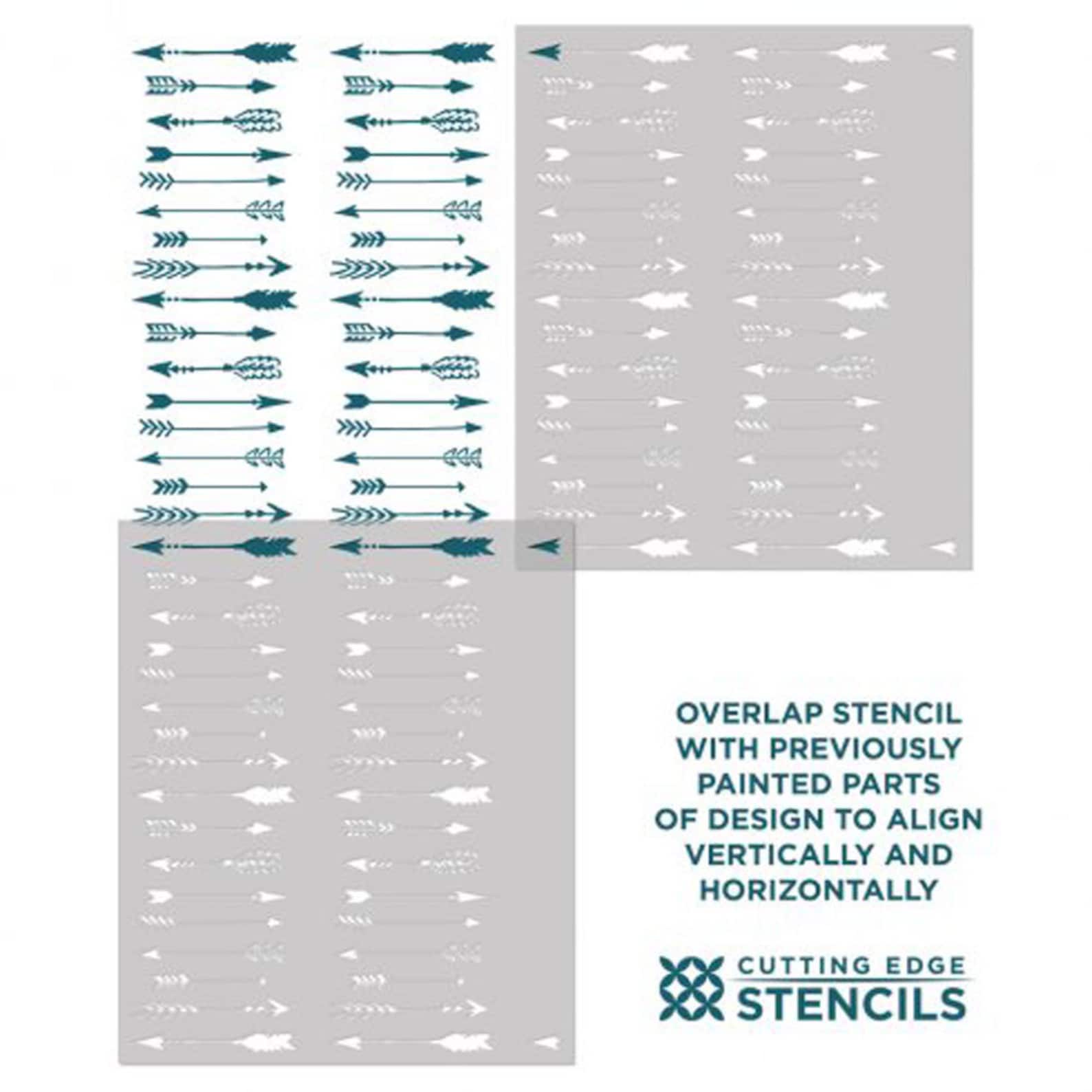 Indian Arrows Allover Wall Stencil Reusable Wall Stencils - Etsy