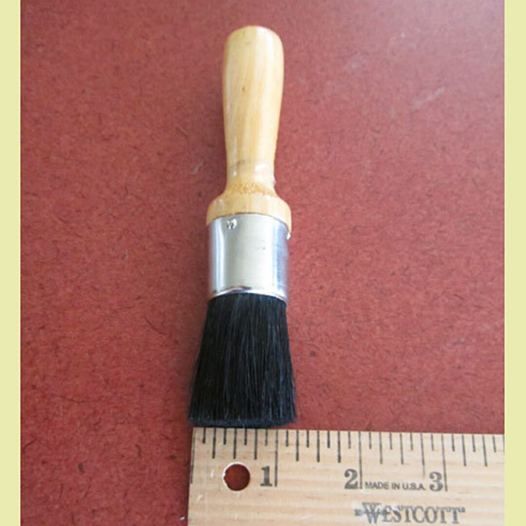 Large Stencil Brush - 1" Black Bristle - Great for Stenciling - Etsy