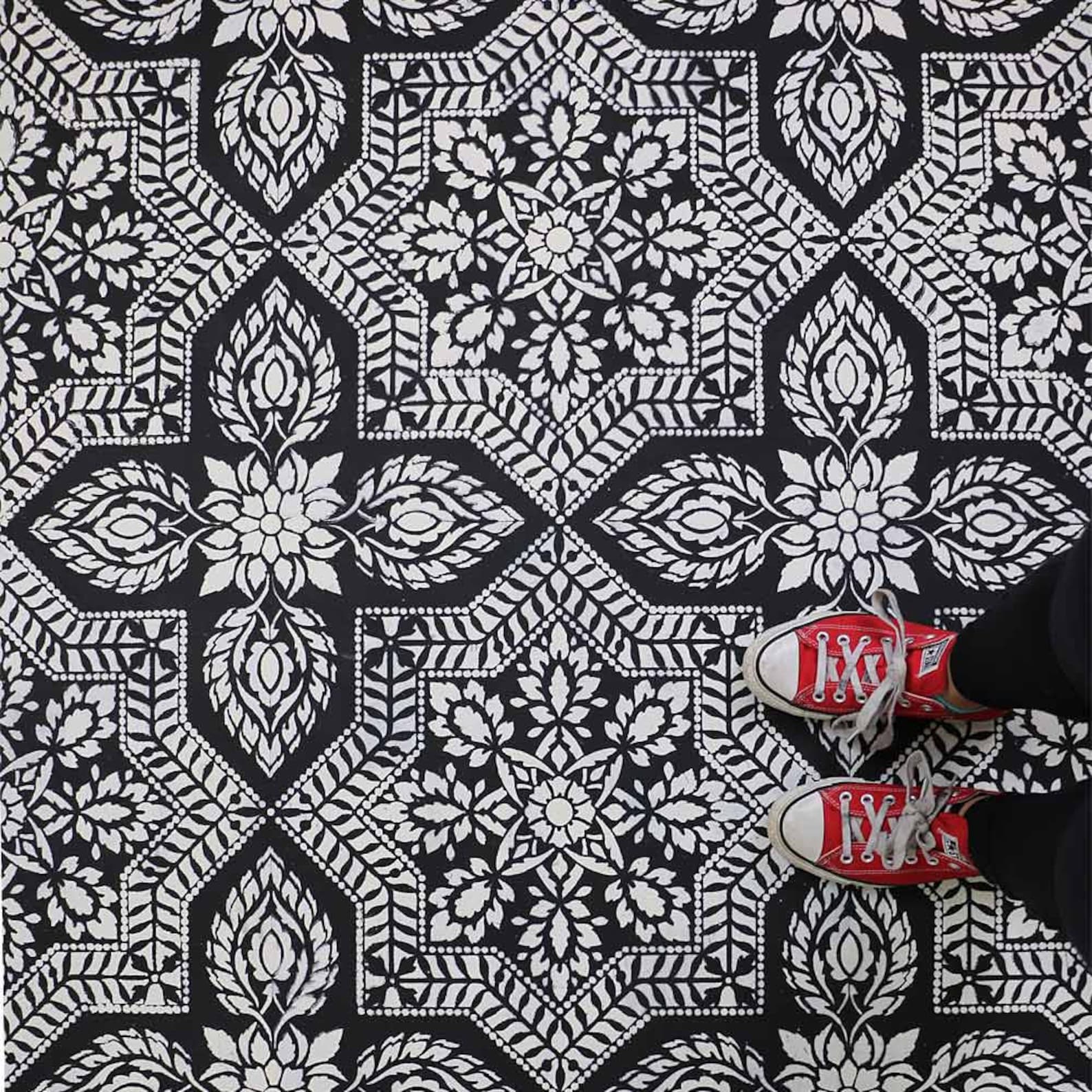 Alhambra Tile Stencil Large TILE STENCIL Tile Stencils for - Etsy Australia