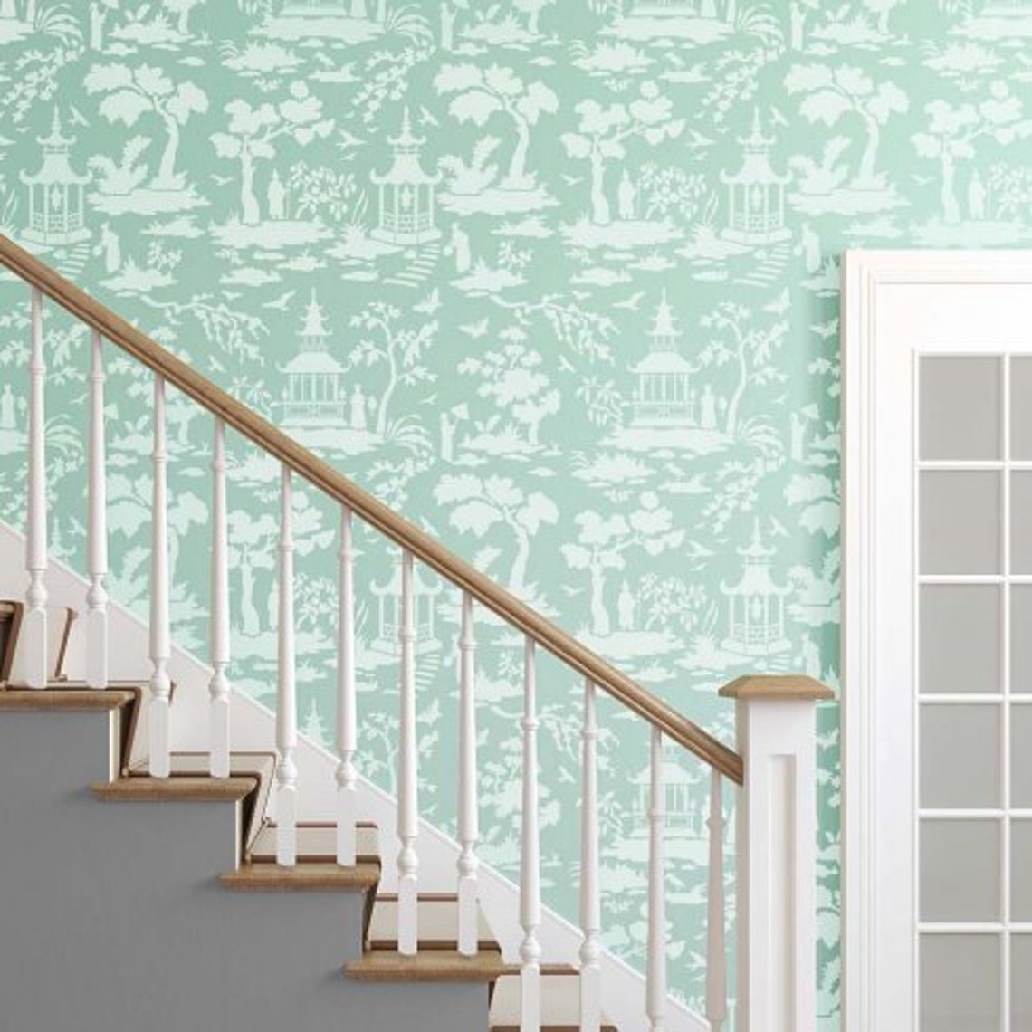 Secret Garden Toile Stencil LARGE WALL STENCIL en lugar de | Etsy