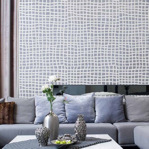 Mesh Allover Stencil Pattern - Better Than Wallpaper! - by Cutting Edge ...