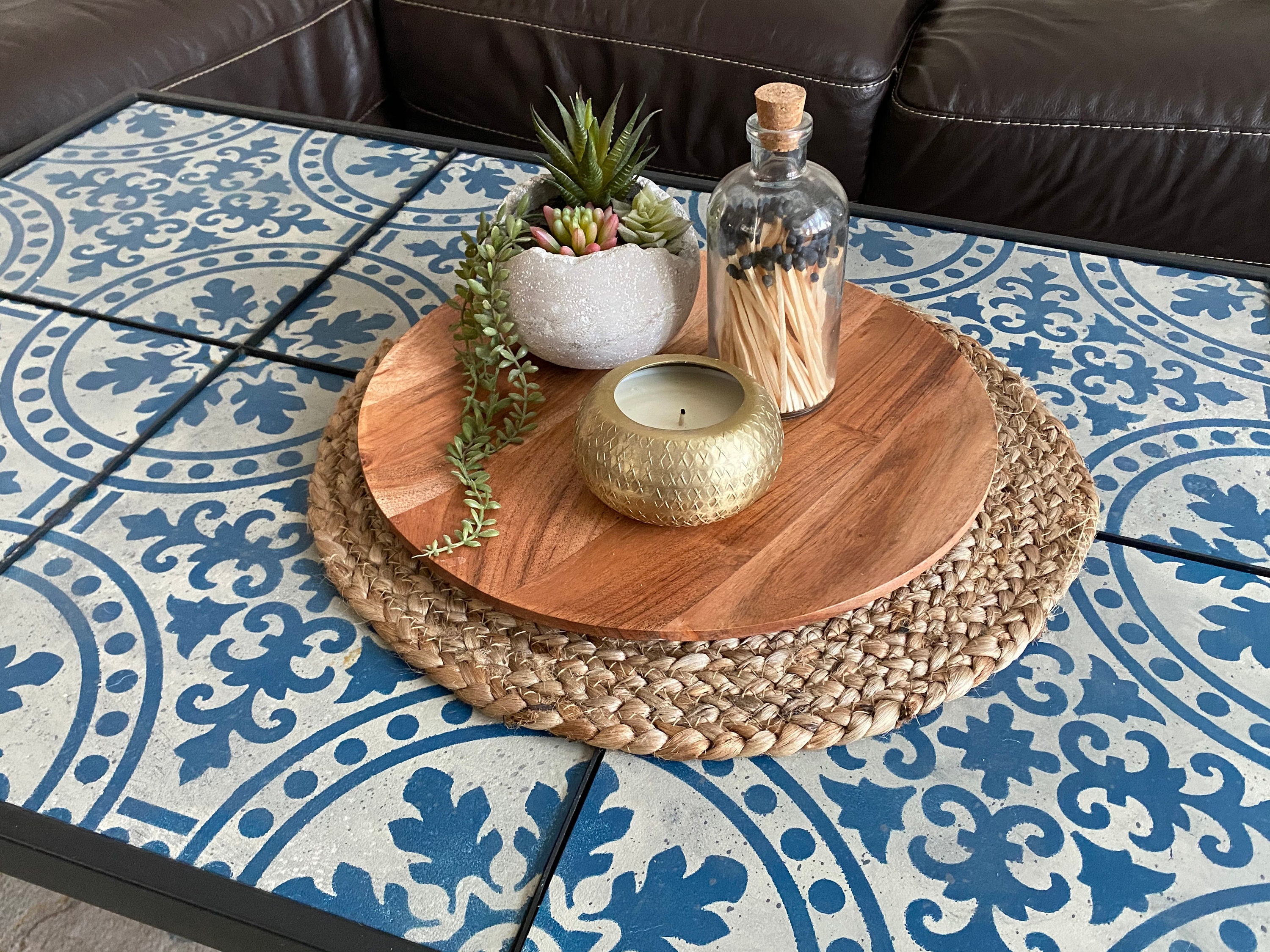 Florenza Tile Stencil Large TILE STENCIL Tile Stencils for - Etsy Canada