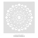 Courage Mandala Stencil for Walls – MANDALA WALL STENCIL - Large Wall ...
