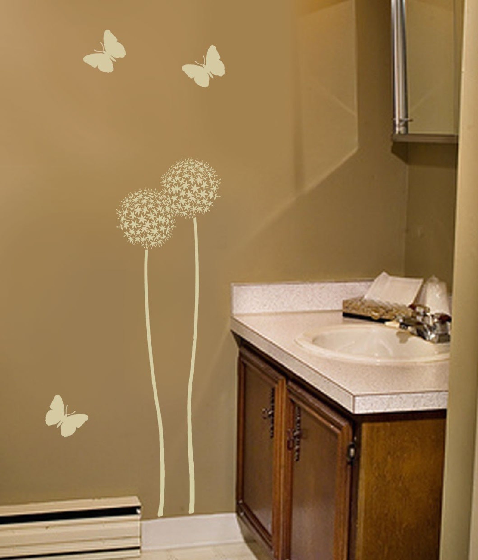 Allium Twins Flower Stencil Reusable Stencils for Walls - Etsy