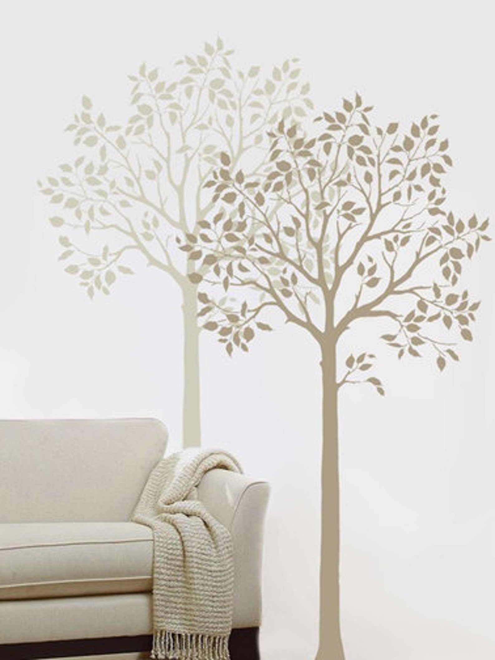 Large Fruit Tree Stencil Reusable Wall Stencils for DIY - Etsy