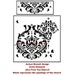 Anna Damask Wall Stencil - LARGE WALL STENCILS Instead of Wallpaper ...