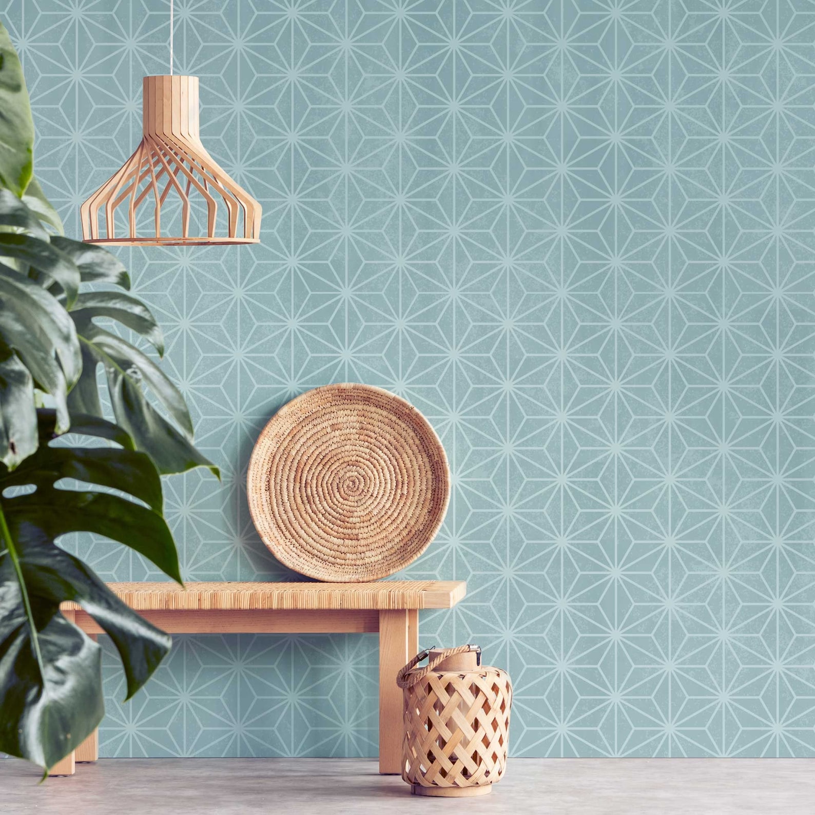 Origami Star Wall Stencil Modern Japanese Star Stencil for A - Etsy