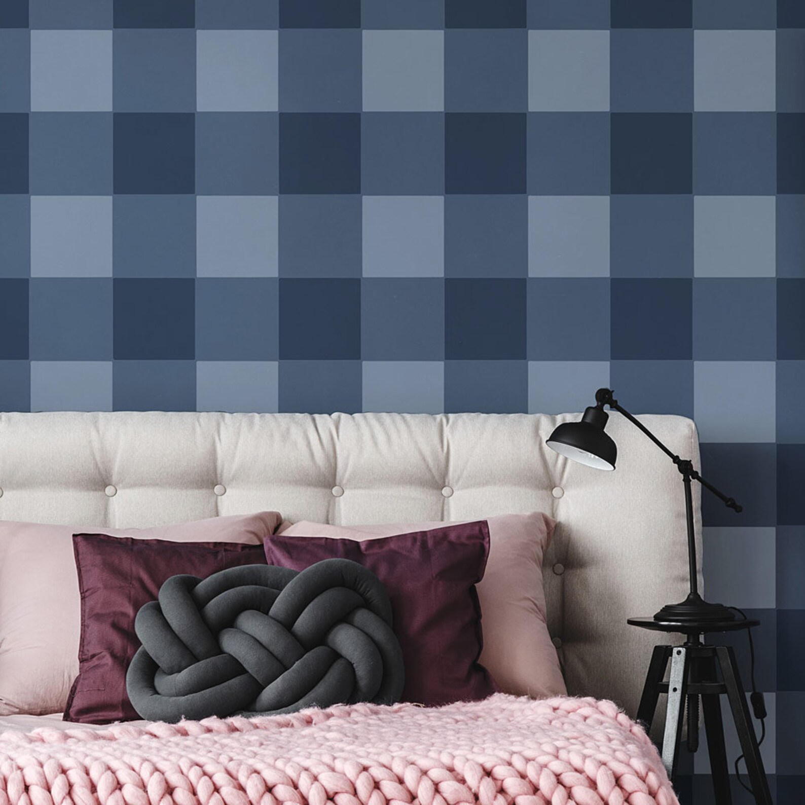 Buffalo Check Stencil LARGE WALL STENCIL Farmhouse Wall - Etsy