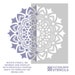 Courage Mandala Stencil for Walls – MANDALA WALL STENCIL - Large Wall ...