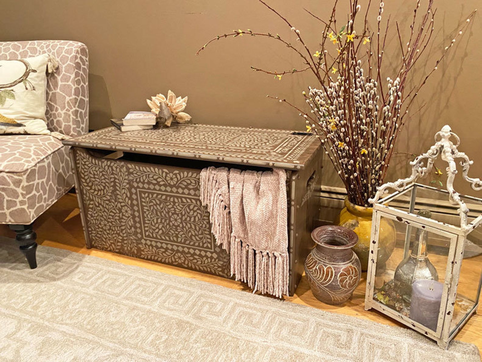 Asha Bone Inlay Stencil Bone Inlay Designs for Furniture - Etsy UK