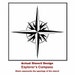 Explorer's Compass Stencil Easier Than Decals or - Etsy